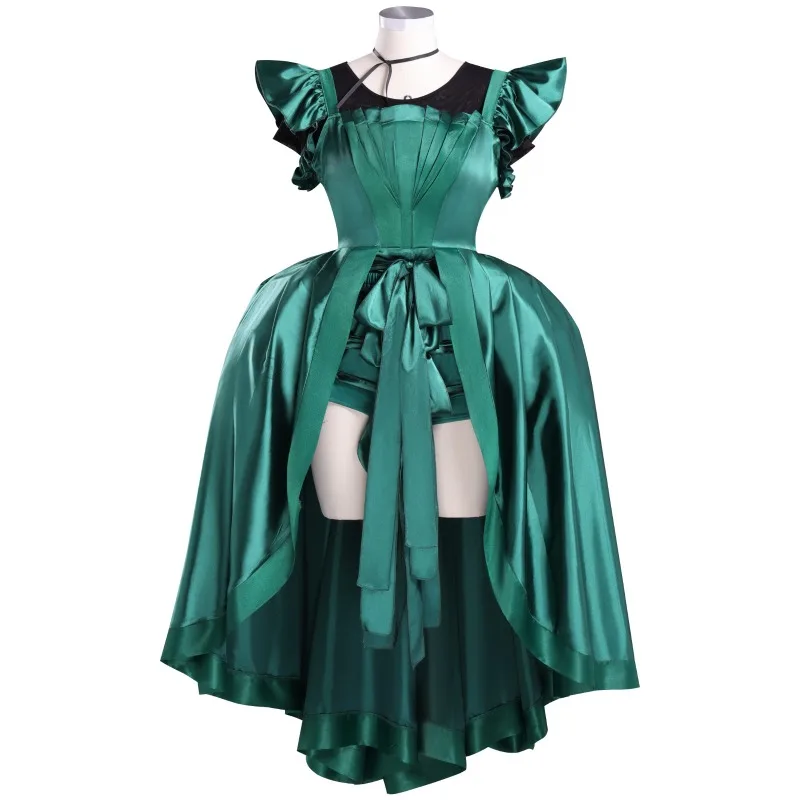 Obsessive Invisible Girl Gorgeous Green Gown Dress Halloween Birthday ...