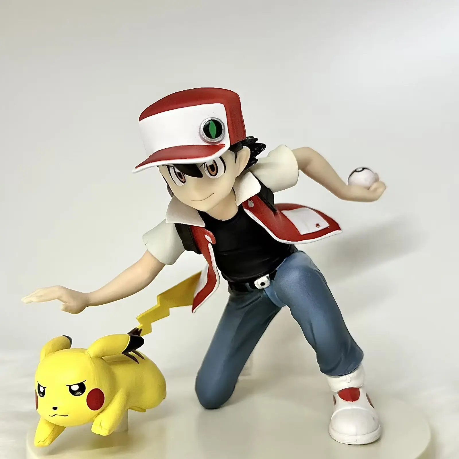 Figuras de acción de Pokémon Ash Ketchum Pikachu, colección de juguetes ...