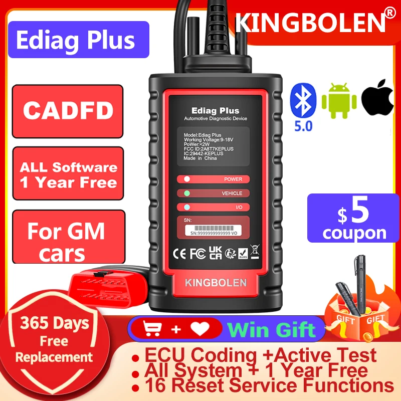 diagnostic pour voiture valise diagnostique automobile KINGBOLEN ...