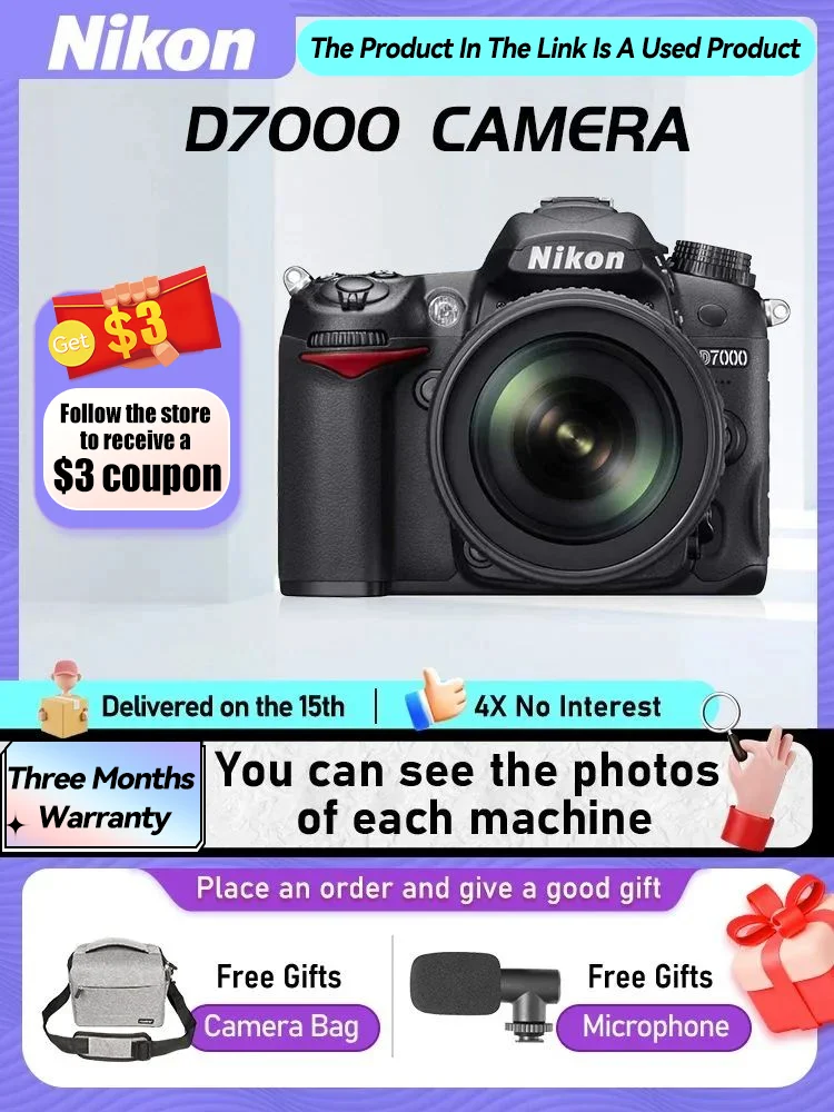 Nikon-D7000-D7100-7200-D7500-APS-C-DSLR-Camera-Professional-High ...
