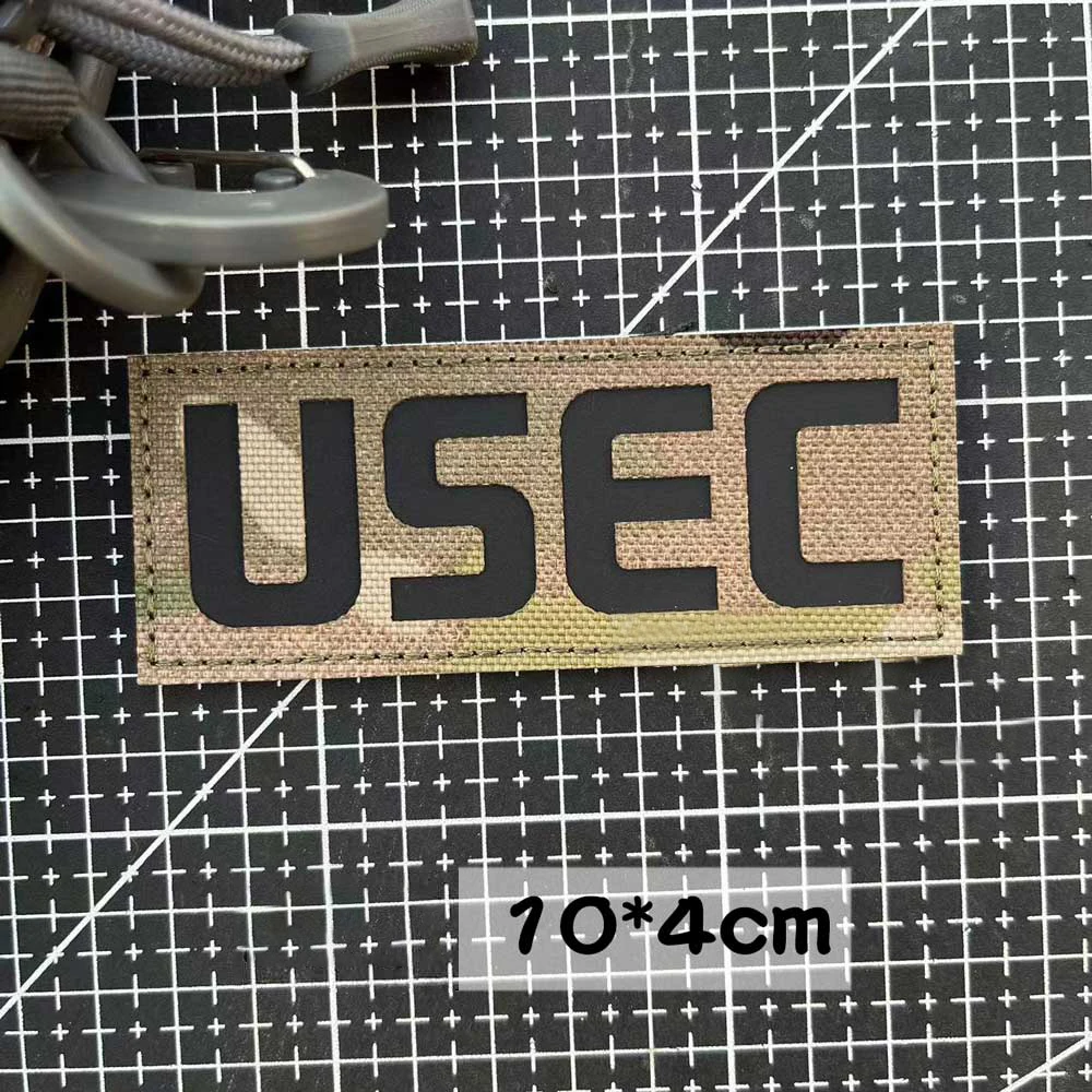 Parche de PVC de Escape From Tarkov IR para mochilas, pegatinas tácticas, parches bordados para ...