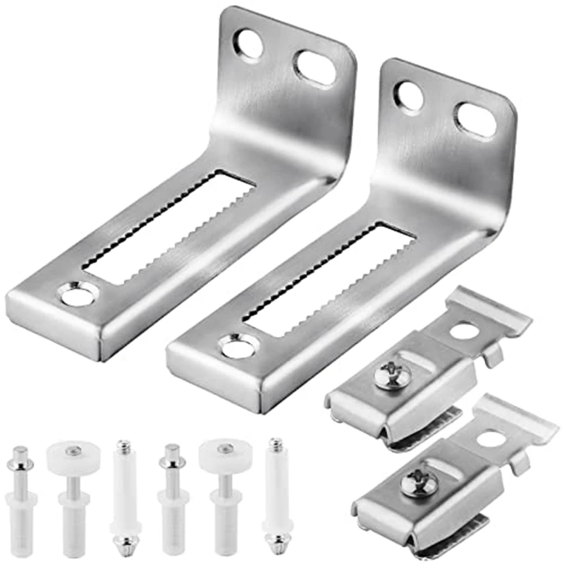 2-Packs-Of-Louver-Door-Hardware-Contains-Top-And-Bottom-Pivots-Brackets ...