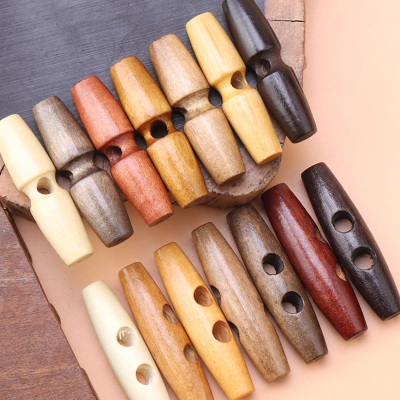 20pcs-30-60mm-7Sizes-Natural-Wood-Toggle-Horn-Buckles-Wooden-Buttons ...