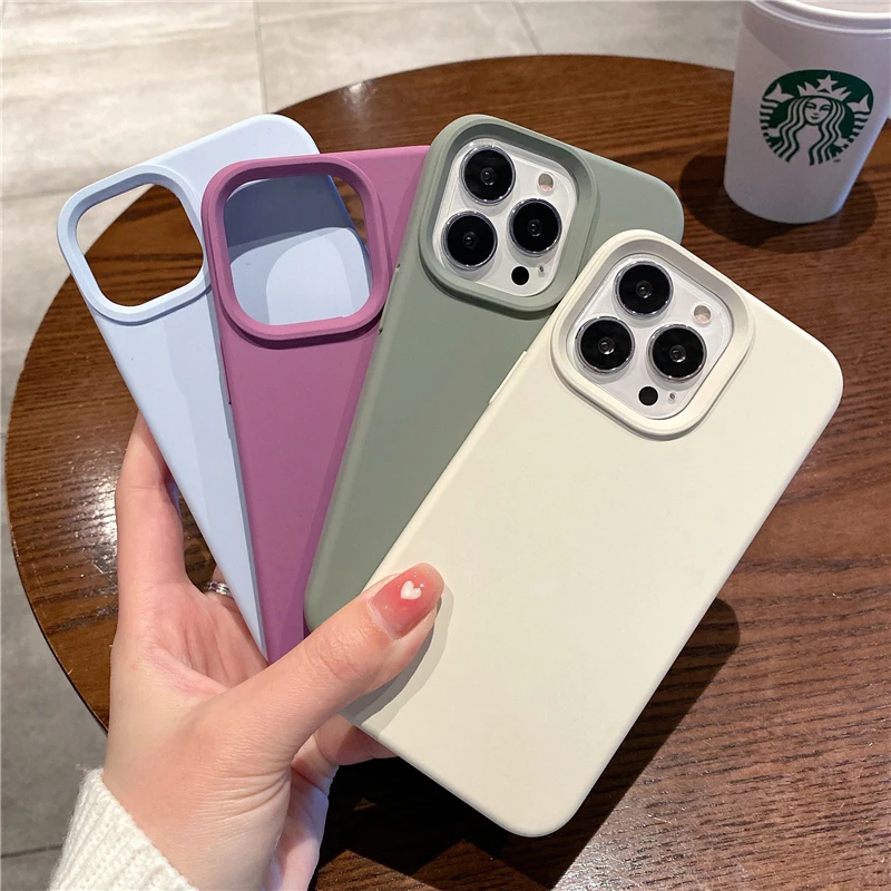 Luxury Original Liquid Silicone Case For iphone 14 Pro Max 13 Mini Case ...