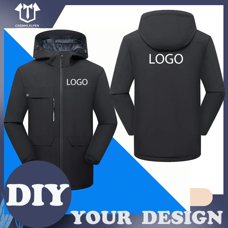 Waterproof Jacket Men Custom Logo | Windbreaker Men Custom Logo Warm ...