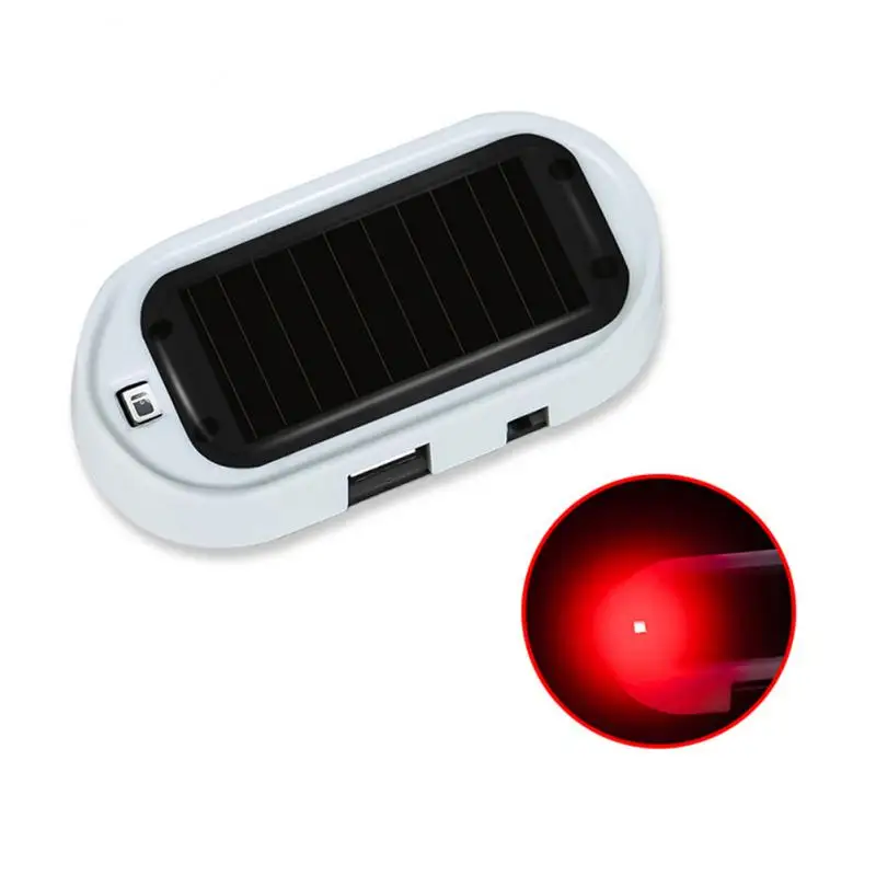 Solar-Simulation-Anti-theft-Warning-Light-Universal-Car-Automotive-Fake ...