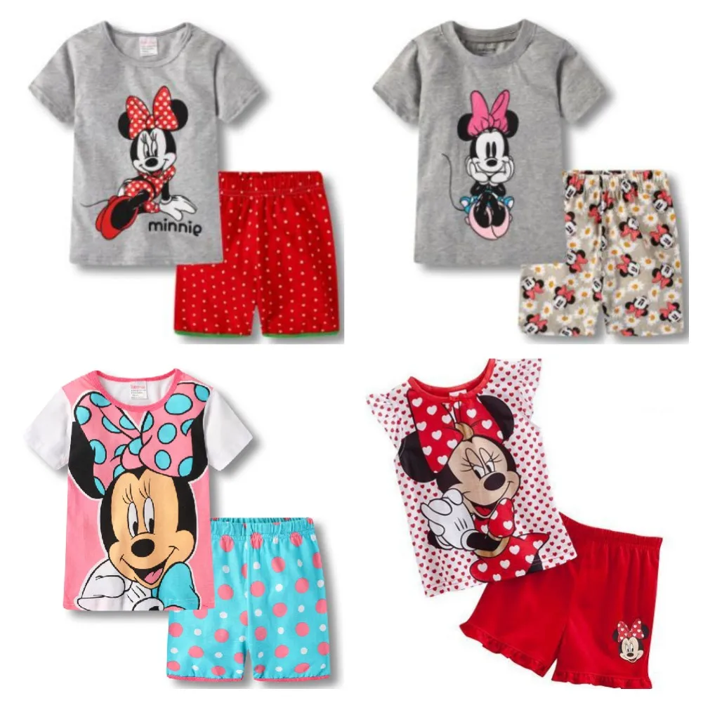 New-Kids-Short-Sleeved-Suit-Toddler-Costume-Minnie-Clothes-Baby-Boys ...