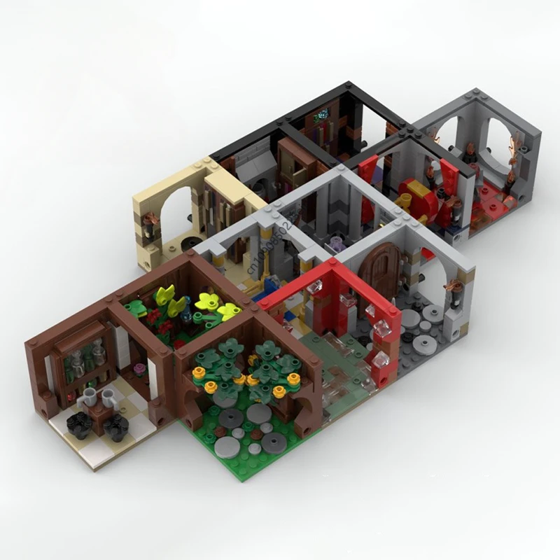 989pcs-Magic-Guardian-War-Dungeons-and-Dragons-Vignettes-Building ...