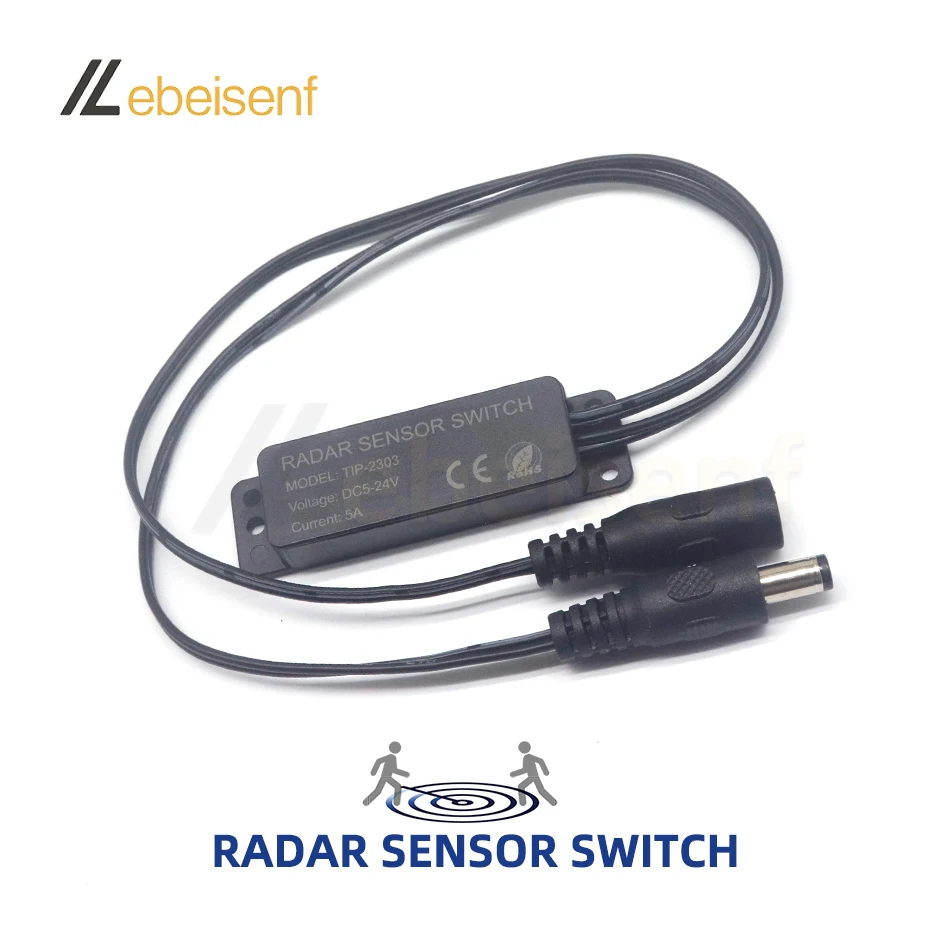 New DC 5-24V 5.8G Microwave Radar Sensor Switch Controller Human Body ...