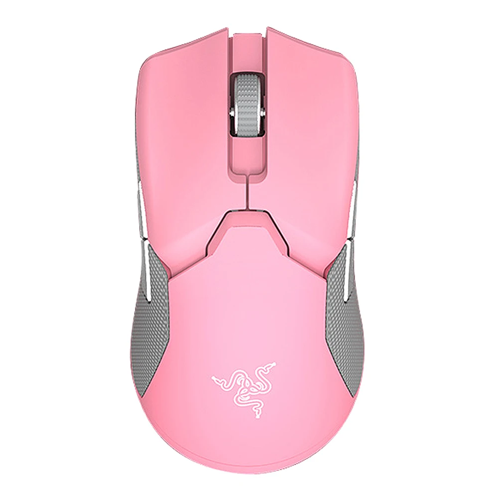 Razer 바이퍼 얼티메이트 무선 마우스, 초고속 무선 20000DPI 포커스 + 광학 센서, 쿼츠 핑크 마우스, 충전 베이스 ...