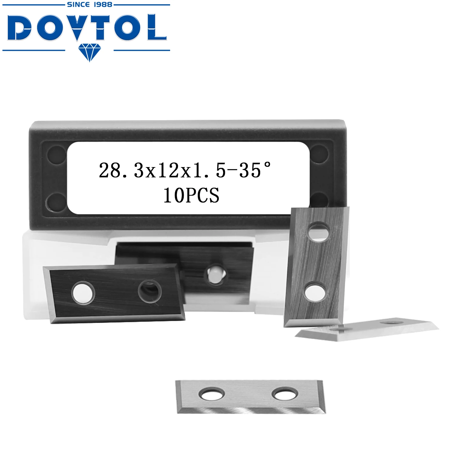 Parallelogram-28-3x12x1-5mm-Carbide-Inserts-Cutter-Blades-4-Edges-for ...