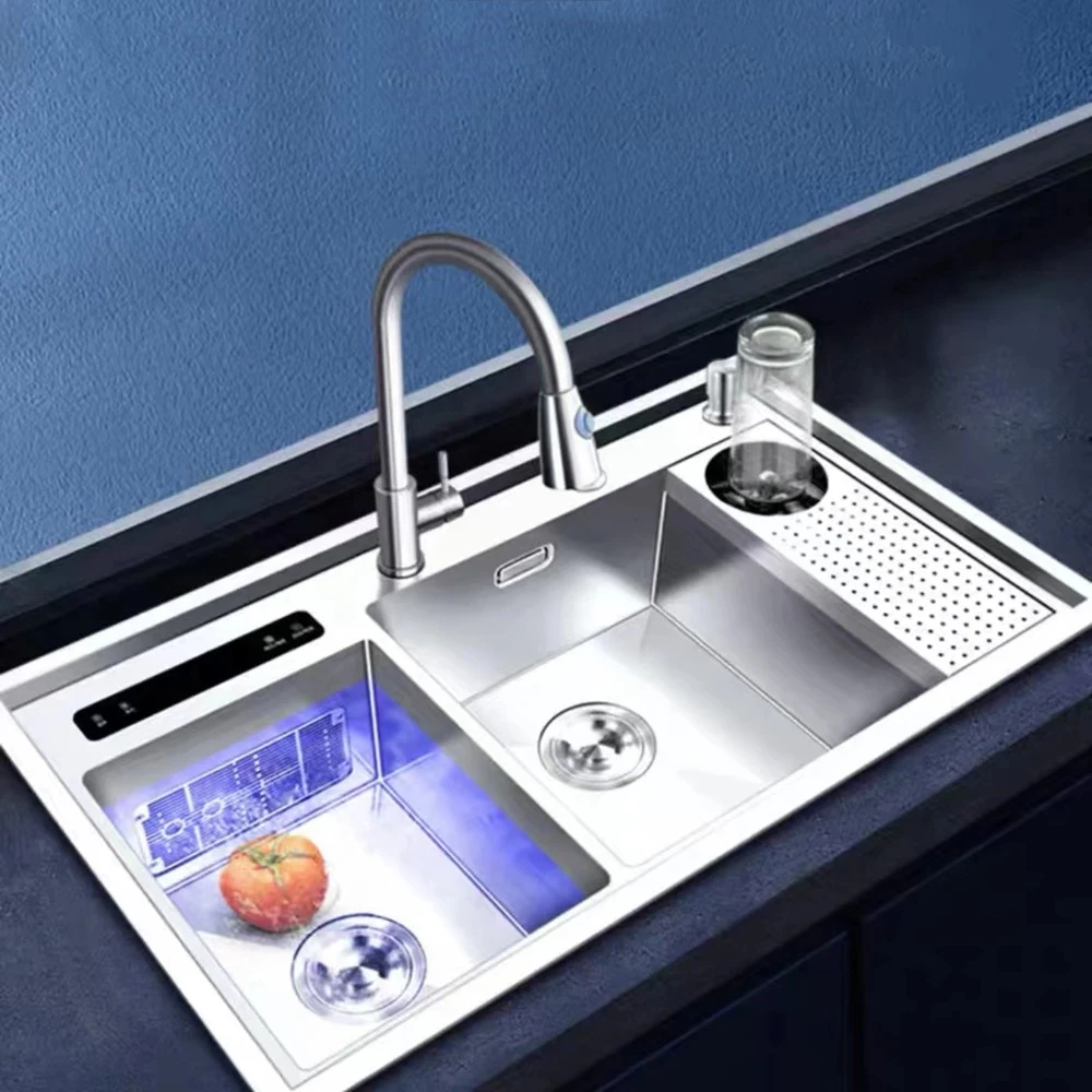 Ultrasonic-Smart-Kitchen-Sink-304-Stainless-Steel-Sink-Purifier ...