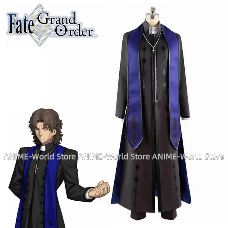 Game-Fate-Grand-Order-Grigori-Efimovich-Rasputin-Kotomine-Kirei-Cosplay ...