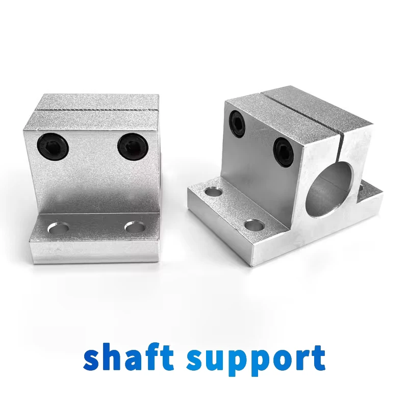 2PCS Flanged Connector Clamps Struts Clamps Aluminum Shaft Support ...