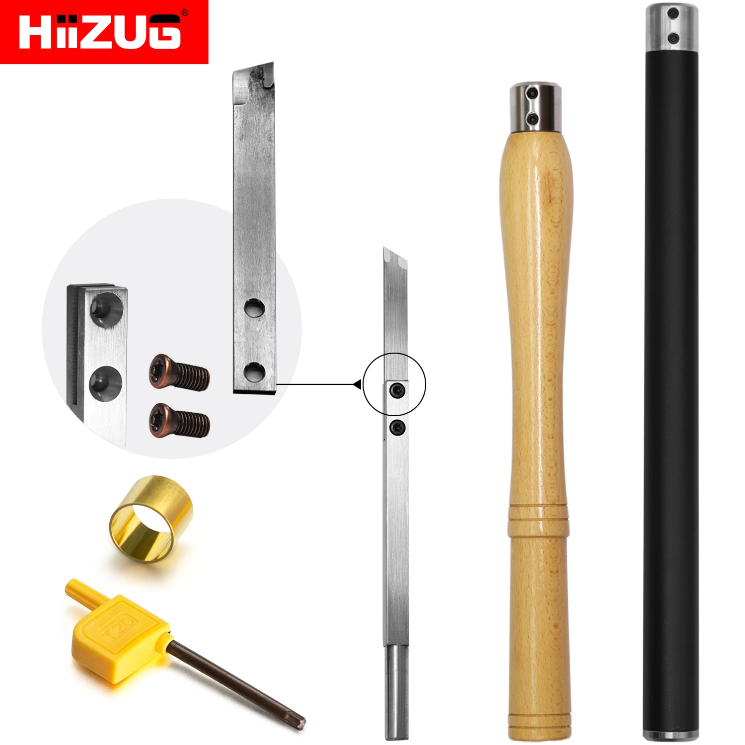 Wood-Turning-Tool-Parting-Carbide-Tipped-Lathe-Chisel-Grooving-for-Wood-Hobbyist-or-DIY-or ...