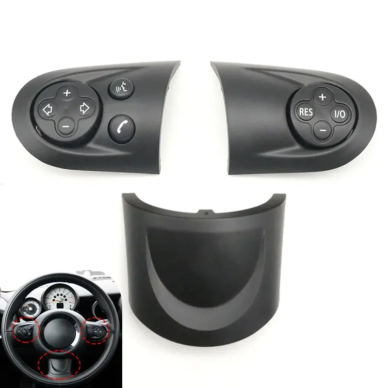 Multifunction-Audio-Cruise-Car-Steering-Wheel-Control-Switch-Trim-Cover ...