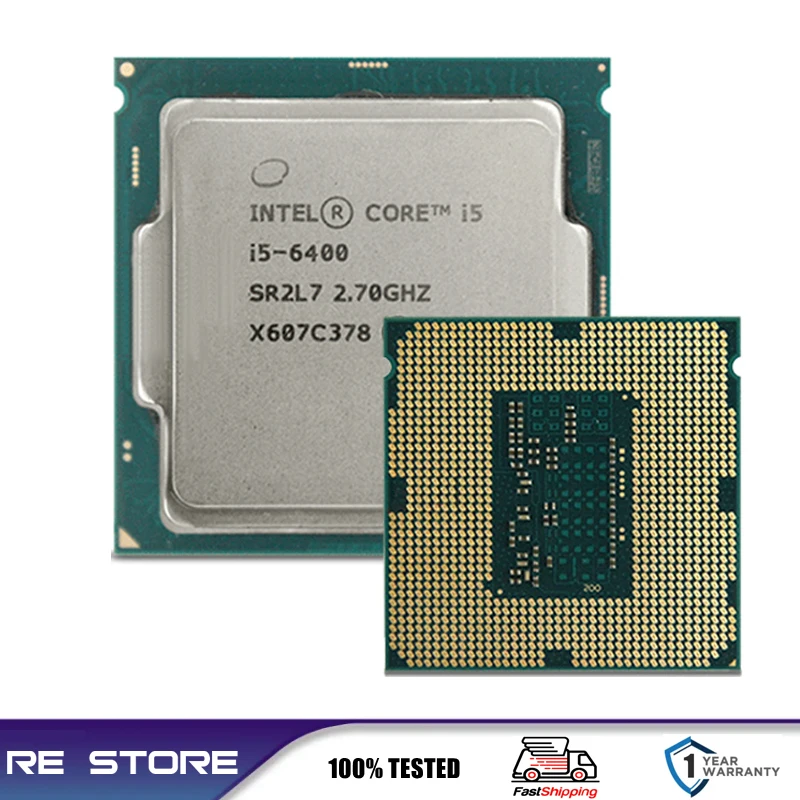 Used-Intel-Core-i5-6400-2-7GHz-Quad-Core-Quad-Thread-CPU-Processor-6M ...