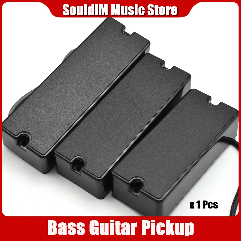 4/5/6-String Sealed Soapbar 2-Hole Bass Guitar Pickup Double Coil ...
