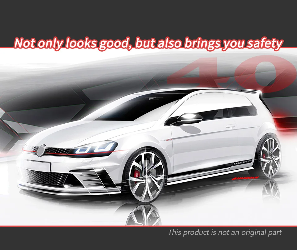 VW Golf 7 Headlights Golf7 LED Headlight GTI Design DRL Hid Head lamp ...