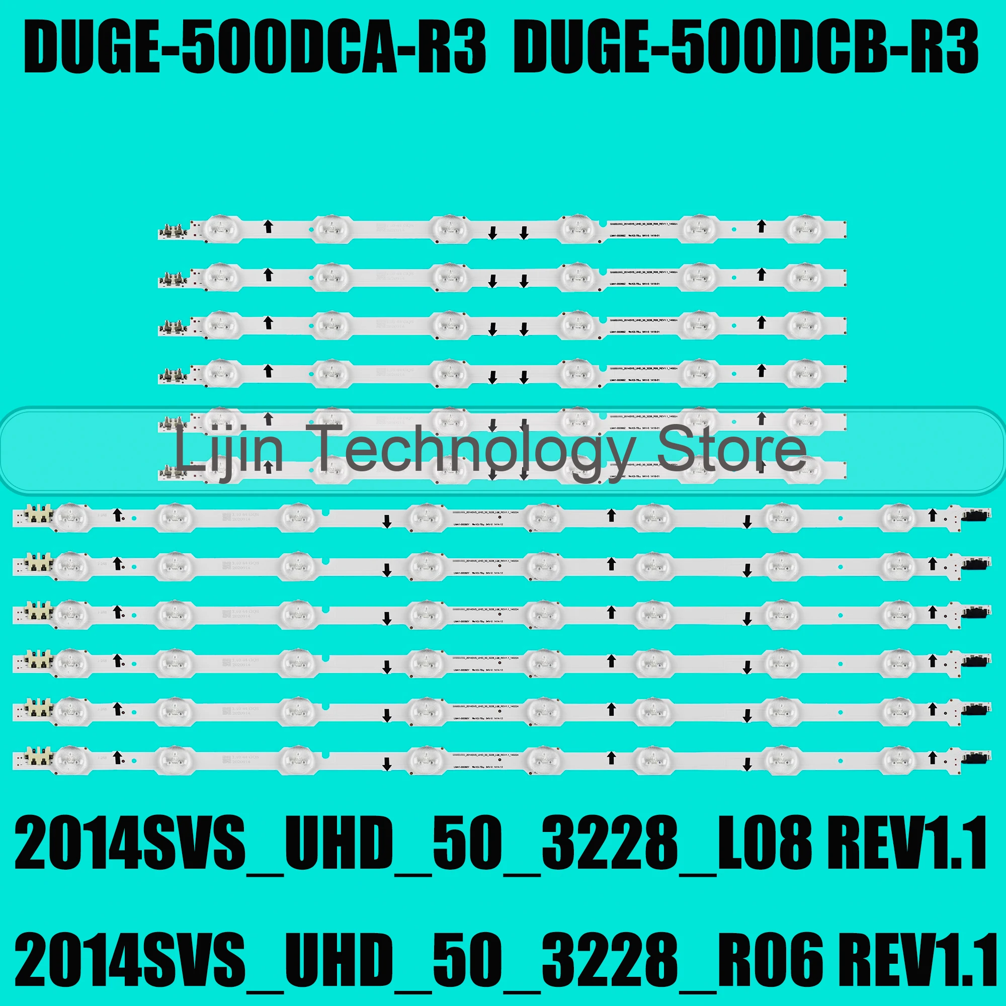 LED-backlight-strip-For-2014SVS-UHD-50-DUGE-500DCB-R3-UN50HU6950 ...
