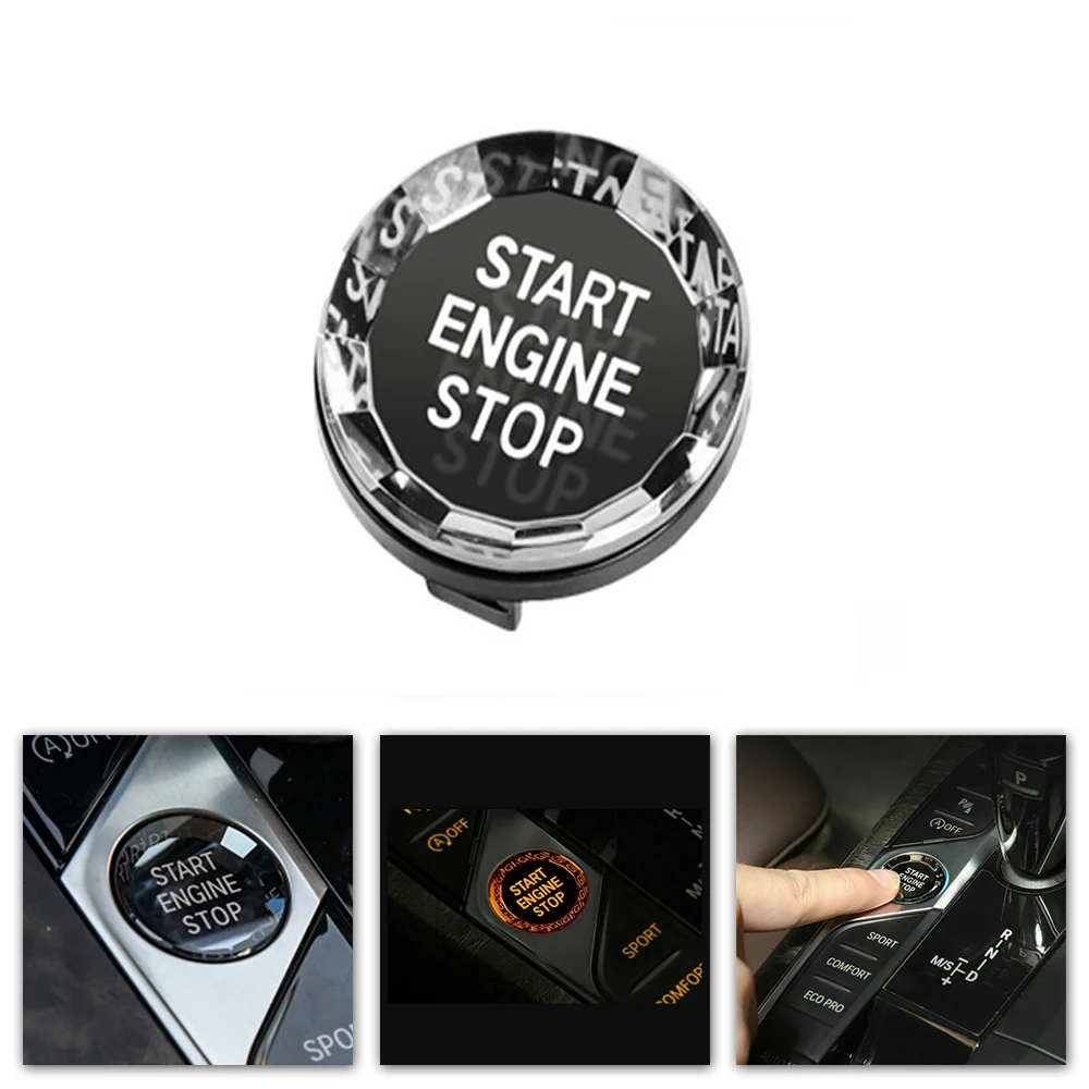 1 Pcs New 3 Series Car Start Stop Engine Switch Cover Trim For BMW G20 ...