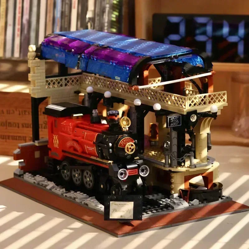 City-1308pcs-Magic-Train-Station-Mini-Size-Model-Building-Blocks ...