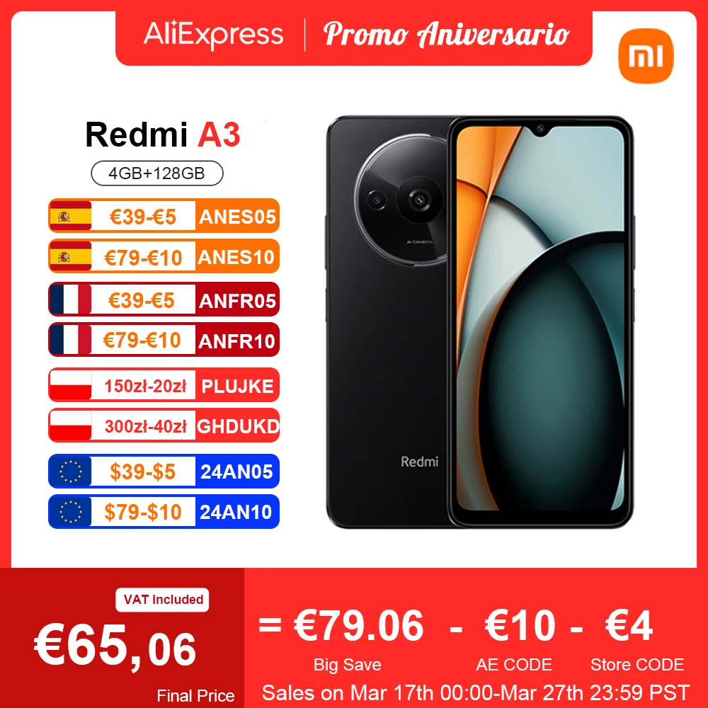 Global-Version-Xiaomi-Redmi-A3-Smartphone-Mediatek-Helio-G36-Hd-Screen ...