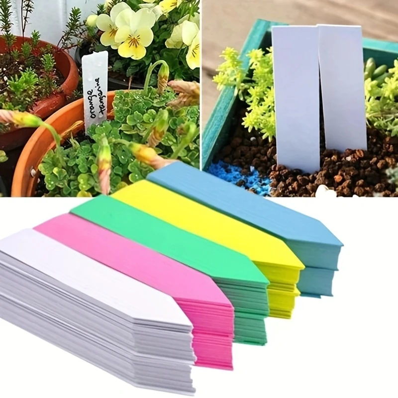 100Pcs-Reusable-Labels-for-Plants-Classification-Plants-Hang-Tag-PVC ...