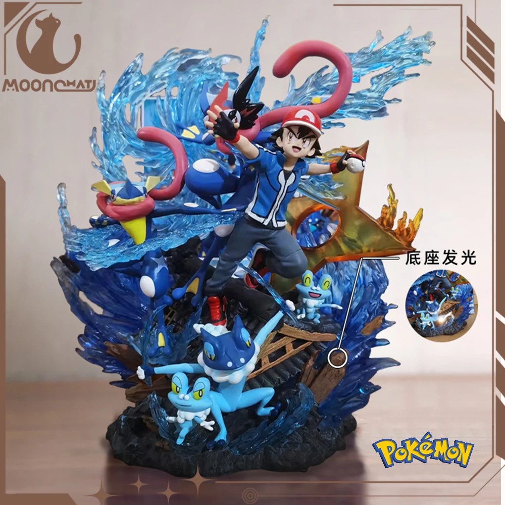 Estatuilla-de-Pok-mon-Ash-Ketchum-Greninja-modelo-GK-de-30cm-a-escala-1 ...