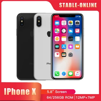 Original iPhone X 4G LTE Mobile Phone 3D Touch NFC 3GB RAM 64GB/256GB ...