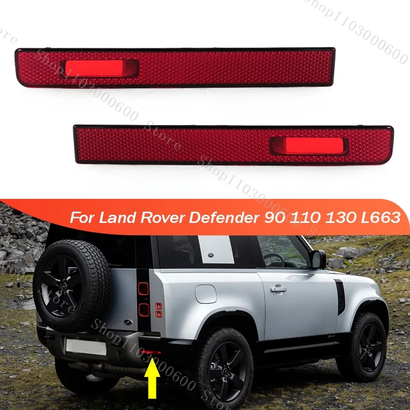 For-Land-Rover-Defender-90-110-130-L663-Car-Rear-Bumper-Fog-Light-Rear ...