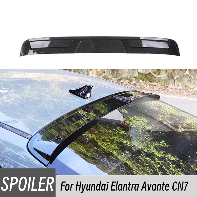 ABS-Plastic-Car-Roof-Black-Carbon-Rear-Trunk-Spoiler-Wings-For-2020 ...