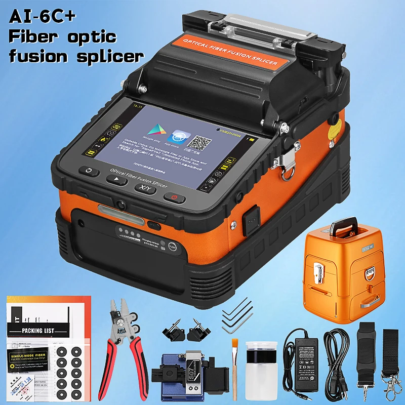 Fiber-Optic-Fusion-Splicer-AI-6C-6-Motors-Optical-Core-Welder-Splicing ...