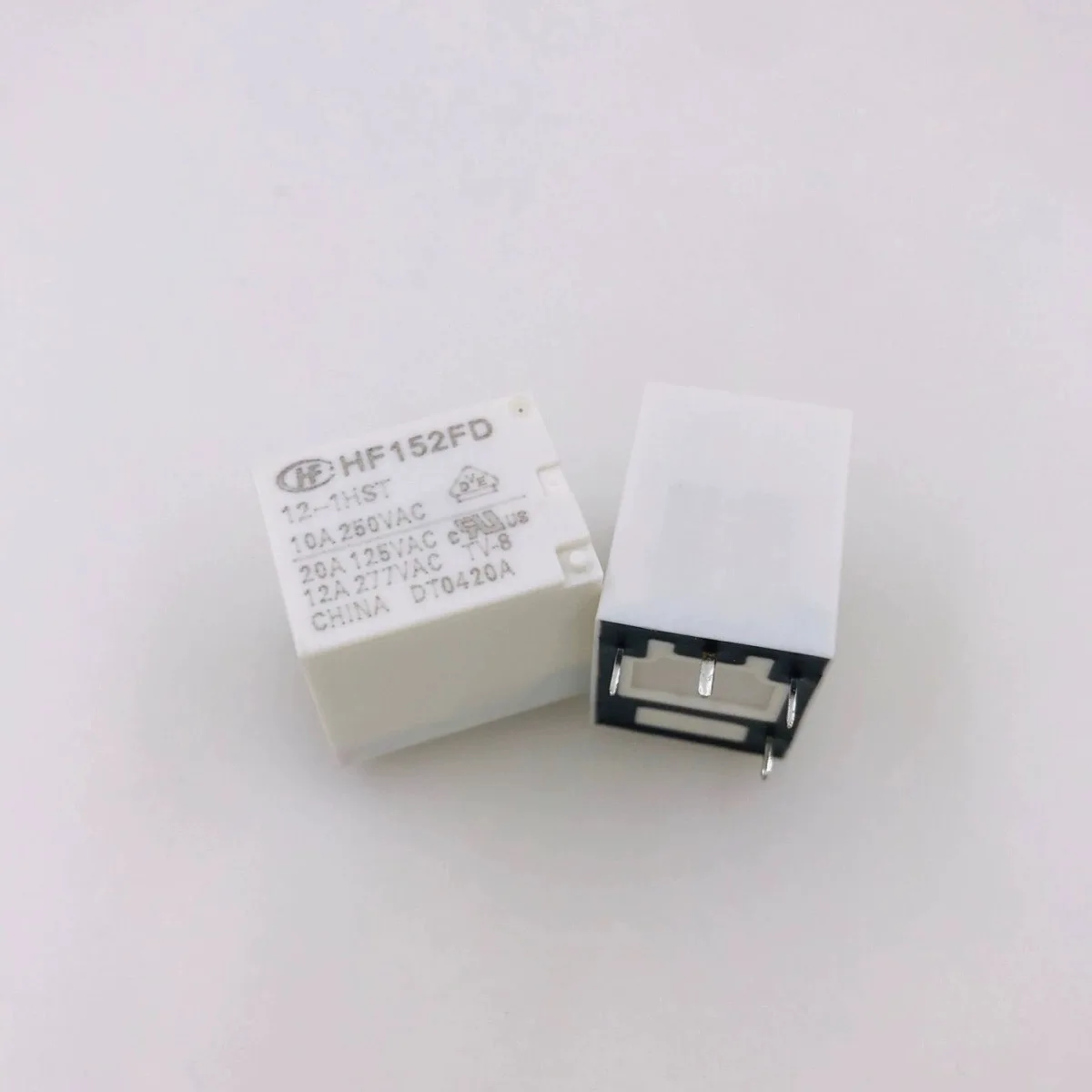 HF152FD-12-1HST-012VDC-One-set-of-normally-open-4-pin-12A277VAC-Hongfa ...