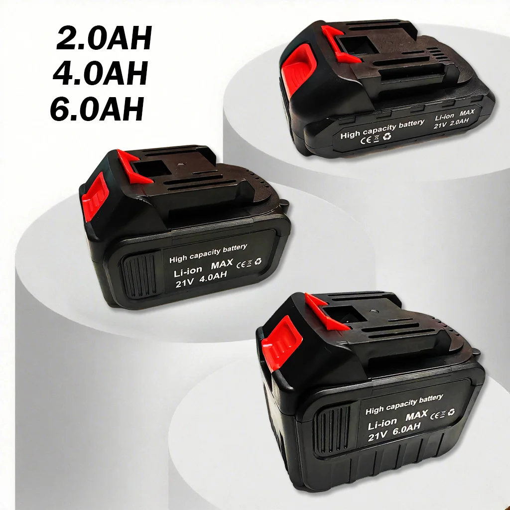 18V-21V Rechargeable 2AH 4AH 6AH Lithium Battery for Makita 21V ...