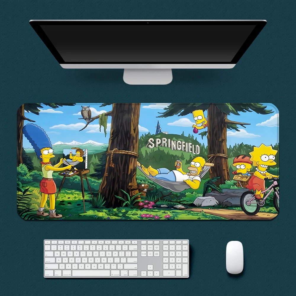 Cartoon-The-Simpsons-Mousepad-HD-Printing-Computer-Gamers-Locking-Edge ...