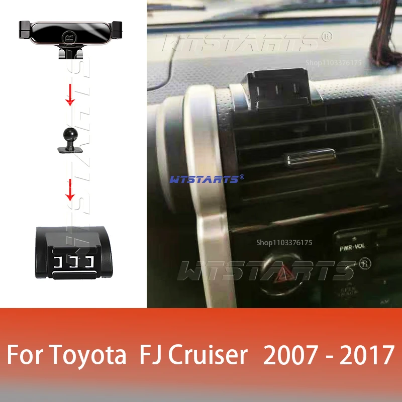 Car Phone Holder Mobile Mount Stand For Toyota FJ Cruiser 2007-2017 ...