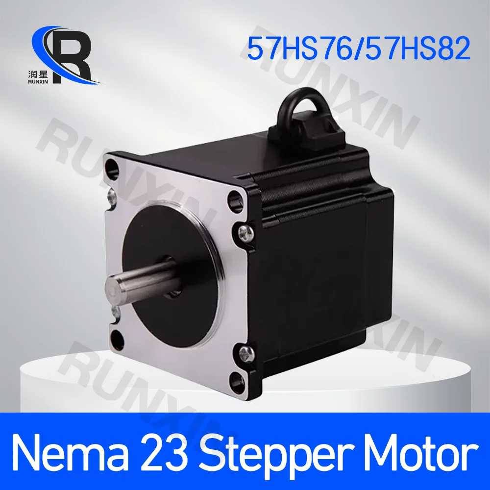 Nema23-Stepper-Motor-4-Wire-57-Stepper-Motor-3A-Torque-1-8N-m-76mm-82mm ...
