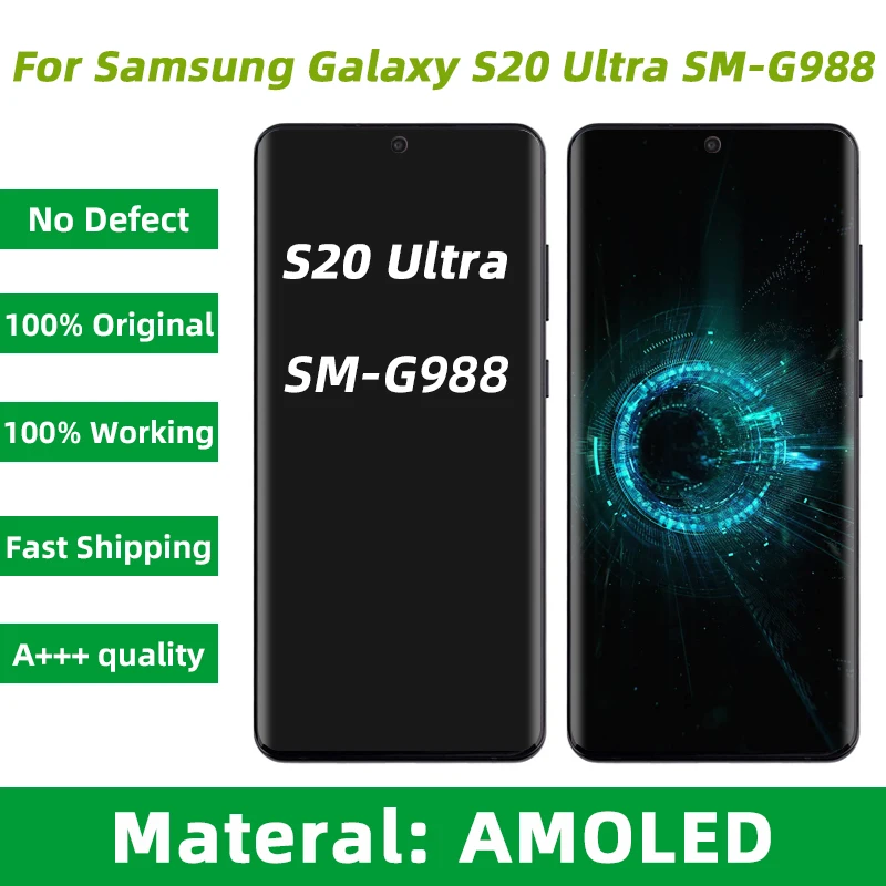 Original super amoled com tela de toque do quadro para samsuang galaxy ...