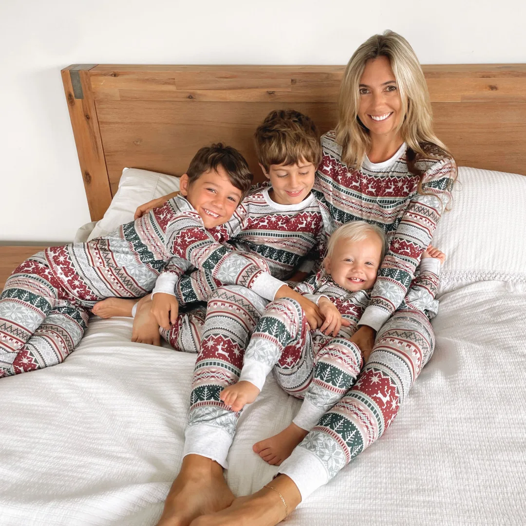 2024-Family-Christmas-Matching-Pajamas-Set-Xmas-Adult-Kids-Mother-And ...