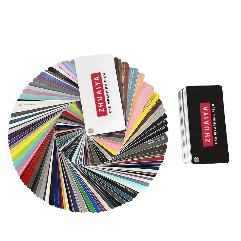 Highest Quality Car Wrap Film Car Vinyl Sample Book Color Swatch 2 Book ...