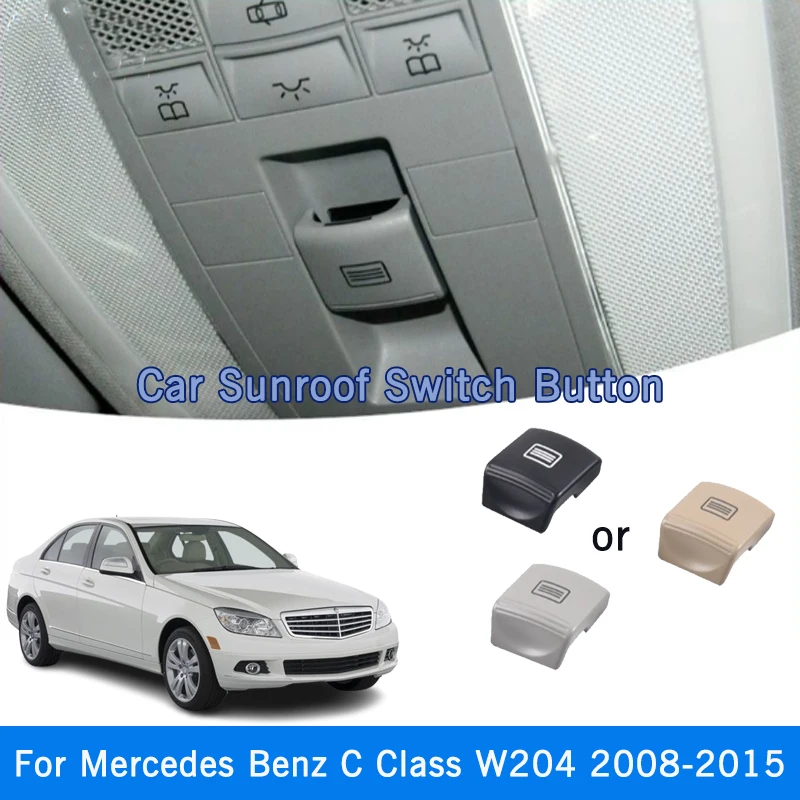 Car Sunroof Window Switch Button Cover For Mercedes Benz C Class W204 ...