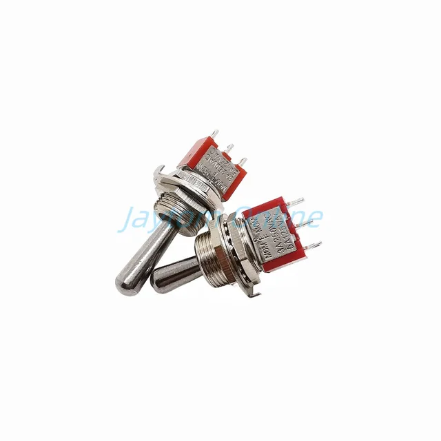 Spdt Toggle Switch 5 X Mini Momentary (On)-Off-(On) Toggle Switches ...
