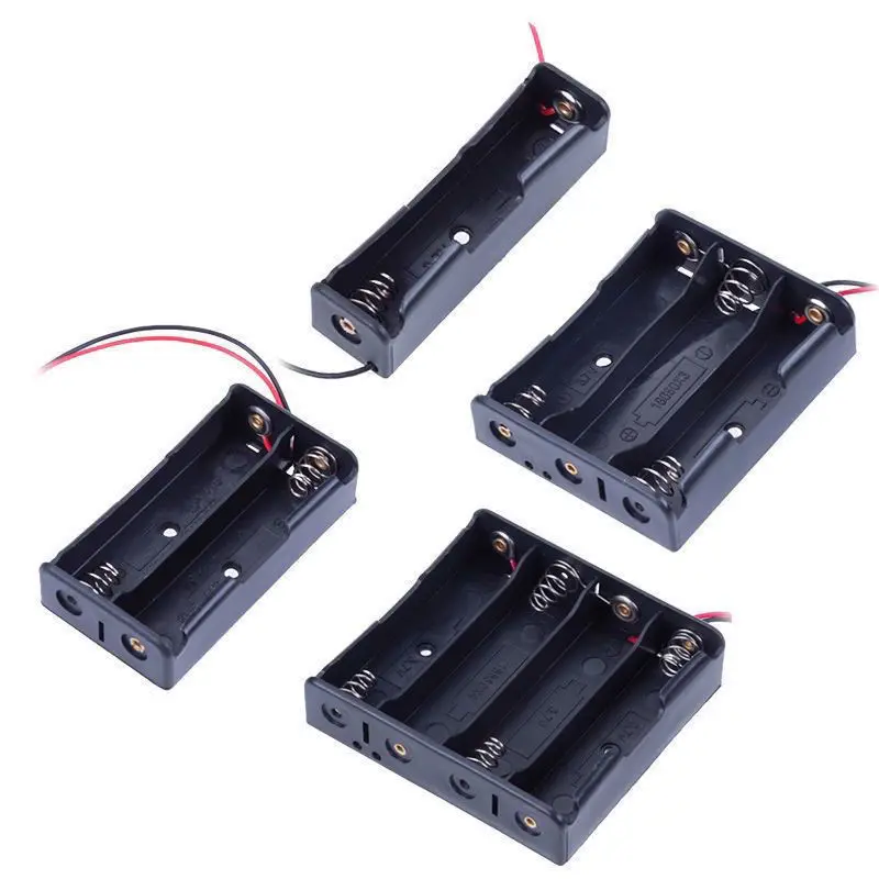 Black-Plastic-DIY-Battery-Storage-Case-Clip-Holder-Container-1X-2X-3X ...