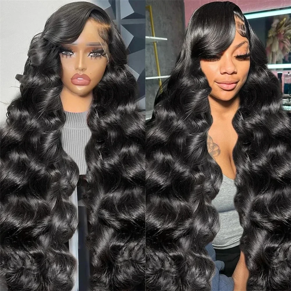 Transparent-13x4-13x6-Body-Wave-Lace-Front-Wig-Pre-Plucked-Brazilian ...