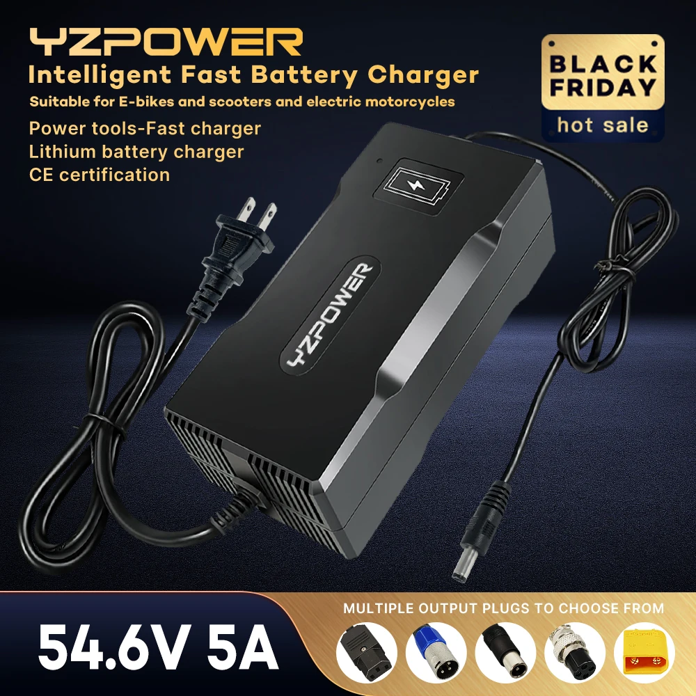YZPOWER-54-6V-5A-smart-lithium-battery-charger-13S-48V-charger-lithium ...