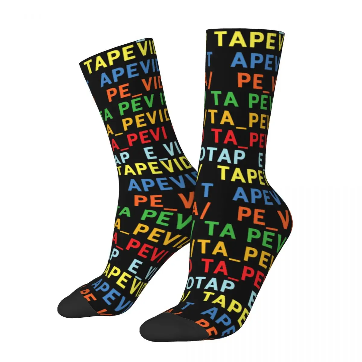 Videotape-Radiohead-In-Rainbows-Socks-Men-Women-Soft-Fashion-Socks ...