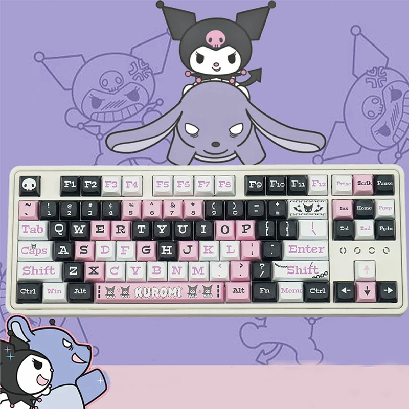 Anime-Sanrio-Kawaii-Kuromi-Keyboard-Cap-Cartoon-Cute-Personalized ...