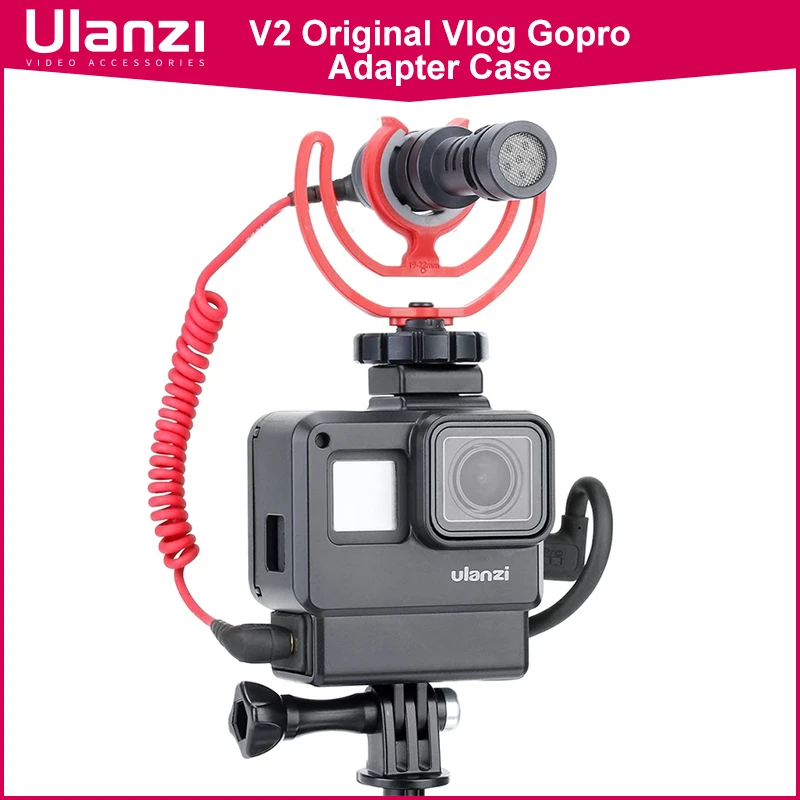 ULANZI V2 Original Vlog Gopro Adapter Case for GoPro Hero 7 6 5 Plastic ...