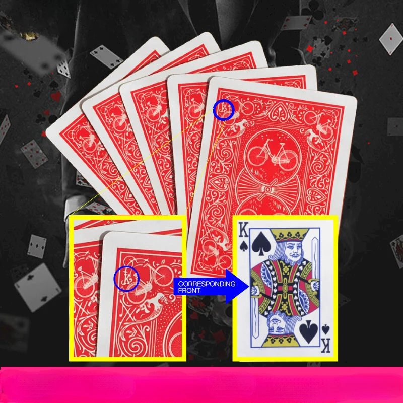 Secret Marked Poker Cards See Through Playing Cards Magic Toys simple ...